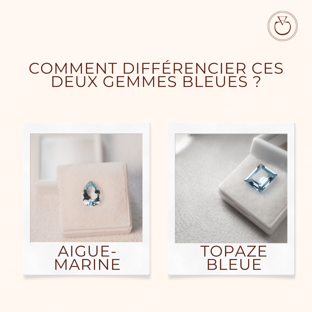 Aigue-marine topaze, comment les différencier ? - Charles Arteon Joaillerie
