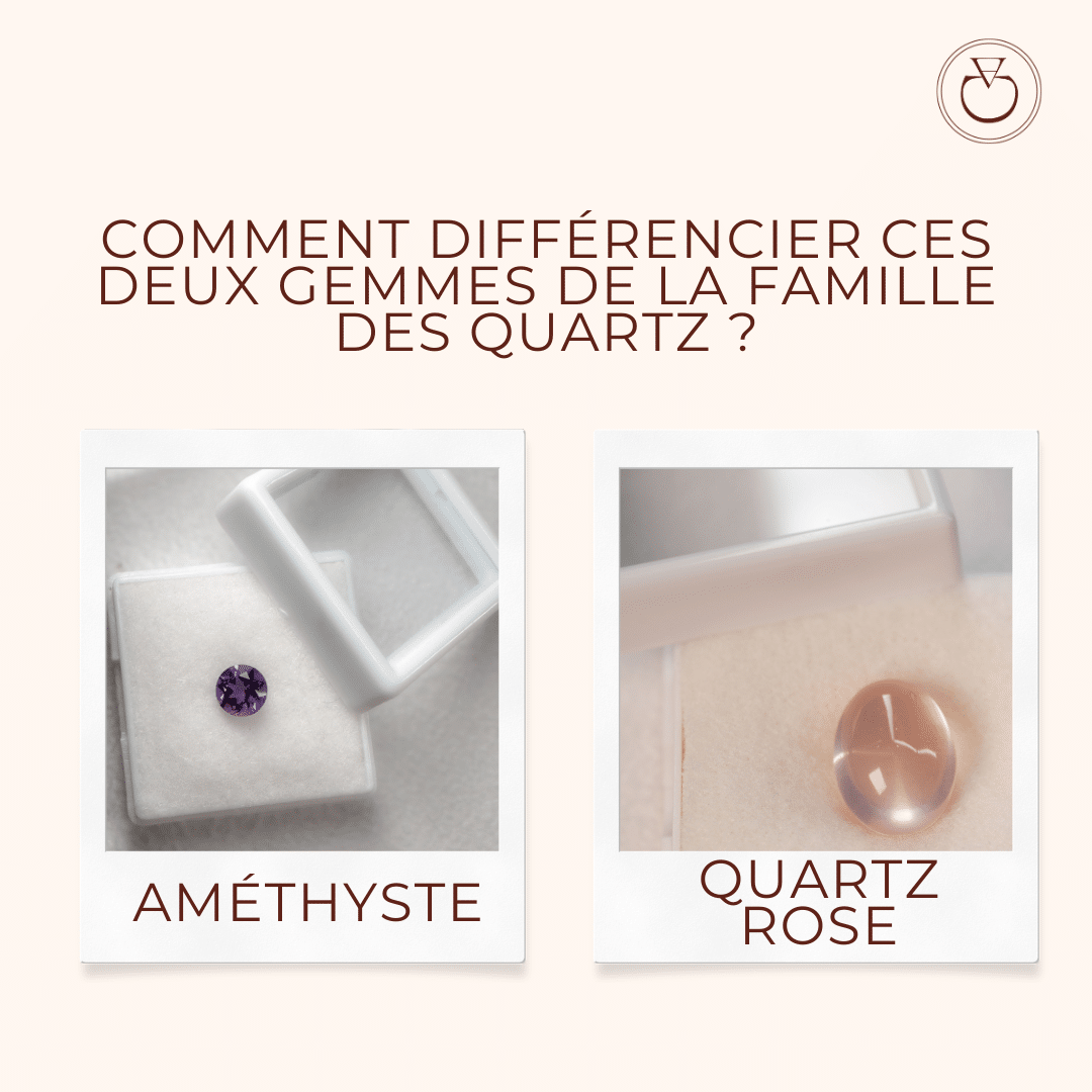 Améthyste et quartz rose - Charles Arteon Joaillerie